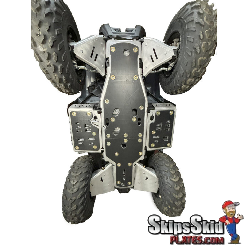 Can-Am Outlander 700 Ricochet 8-Piece Complete Aluminum Skid Plate Set